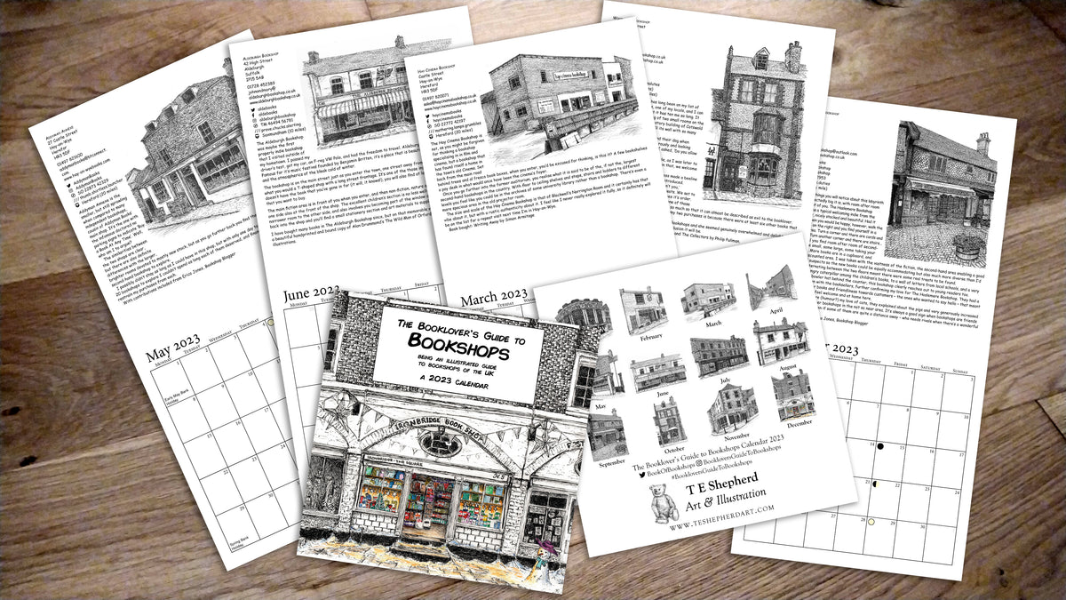 The Booklover's Guide to Bookshops 2023 Wall Calendar – T E Shepherd ...